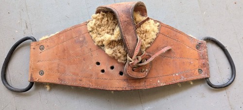 Vintage Bareback Bull Horse Riding Leather Rope Strap Handle Ring ...