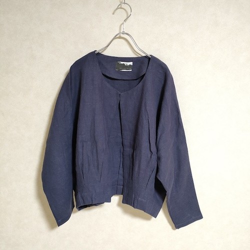 patterntorso Cotton linen no color size F No color jacket Navy 3-0417M ...