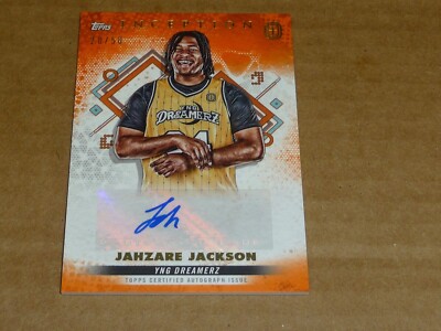 2022/23 Topps Inception OTE JAHZARE JACKSON AUTOGRAPH/AUTO ORANGE /50 ...