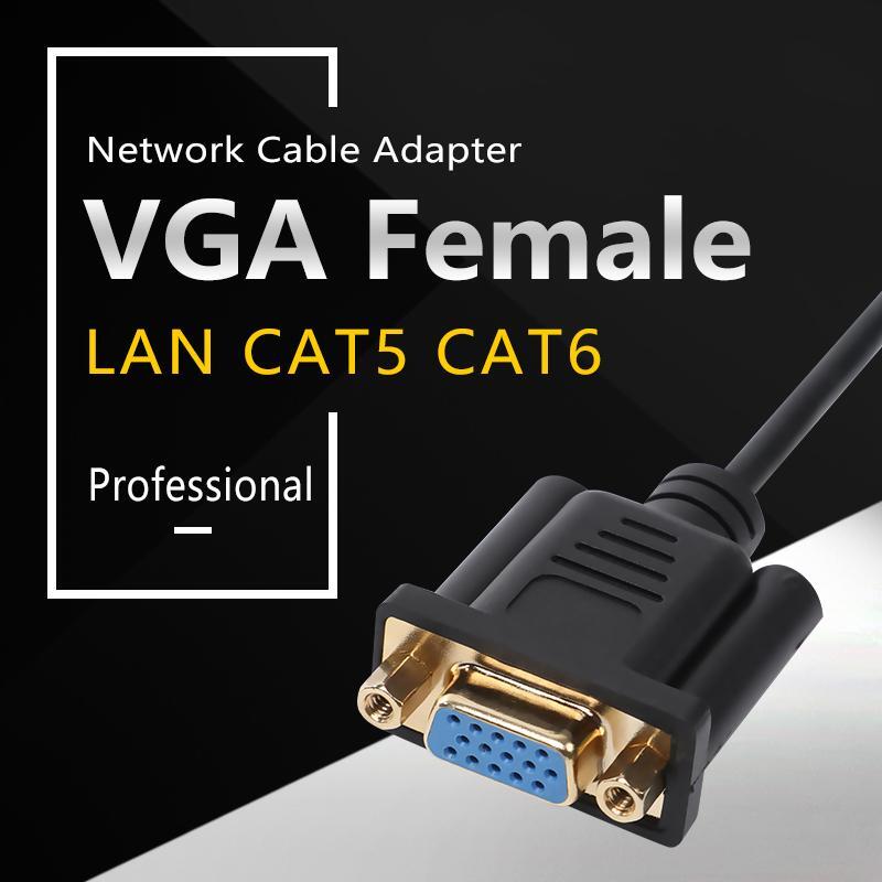 Vga Cable From Cat5 Startech .com VGA To Cat 5 Monitor Extender Kit
