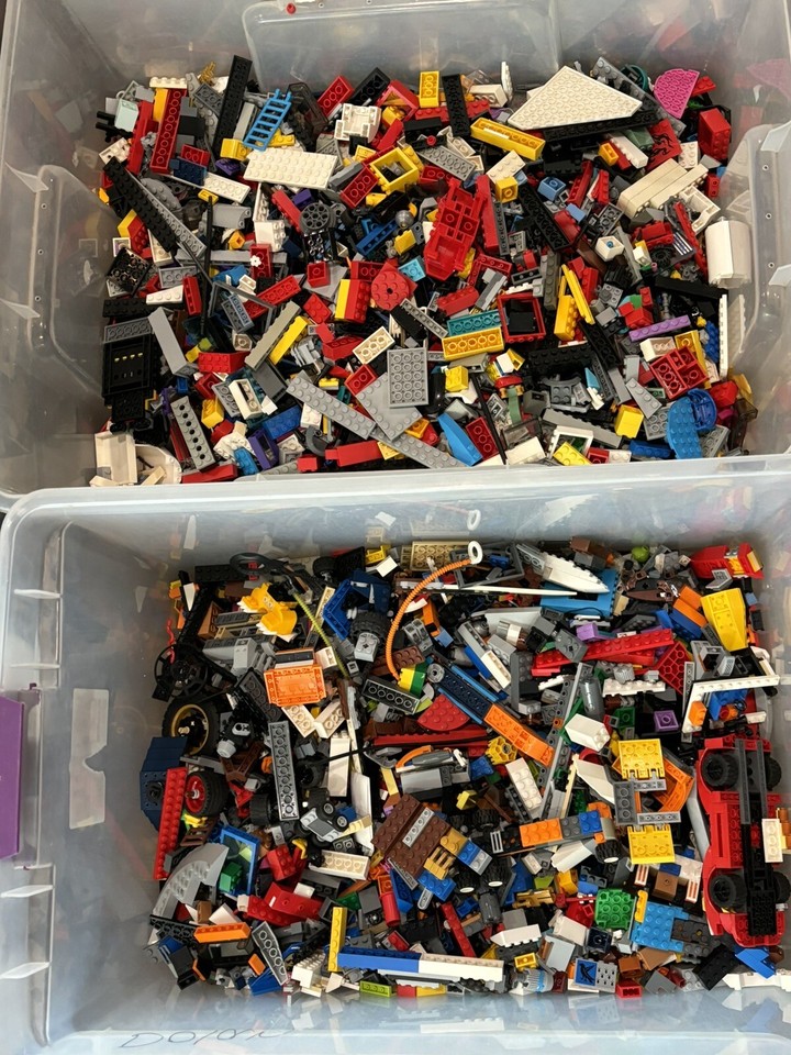 LEGO bulk Lot 5 Pounds Random Parts Pieces Authentic Good Condition ...