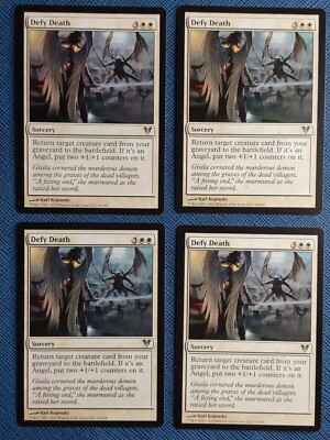 MTG 4x Defy Death x4 NM Avacyn Restored Magic the Gathering Playset | eBay