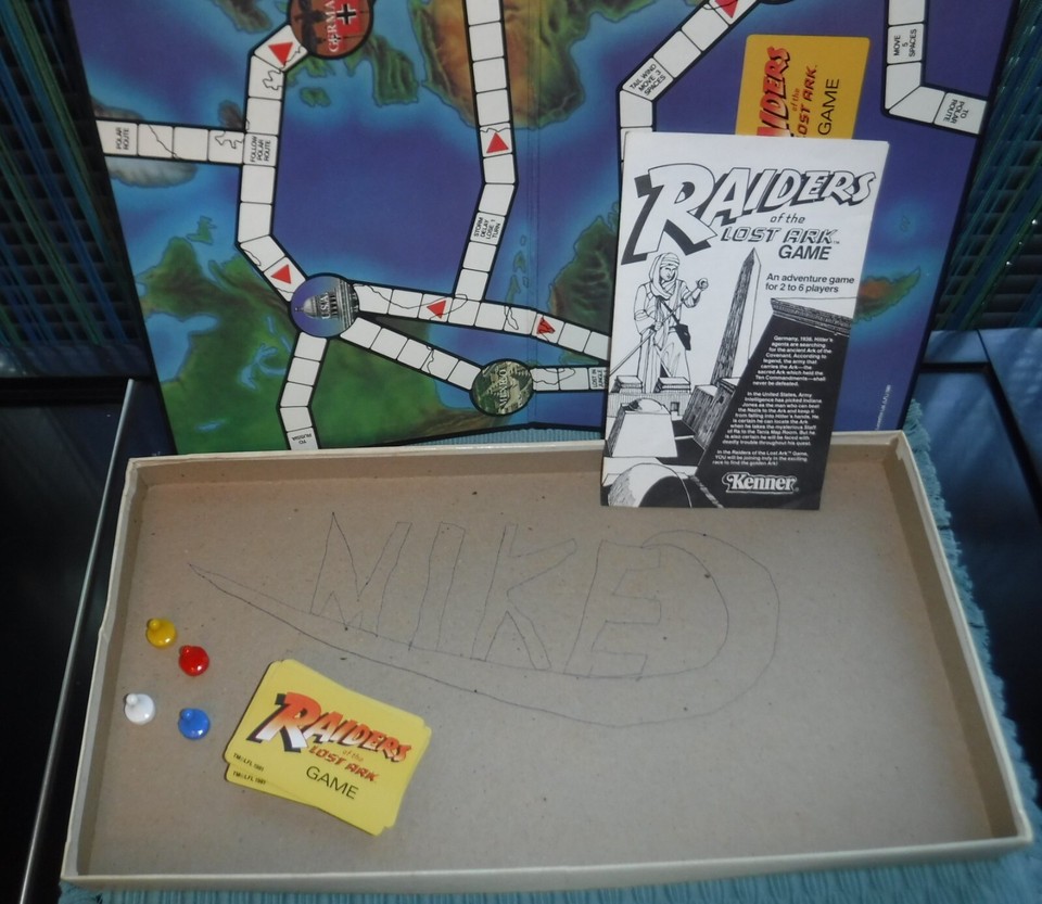 Vintage 1981 Kenner Raiders of the Lost Ark Game Missing 2 Tokens and ...