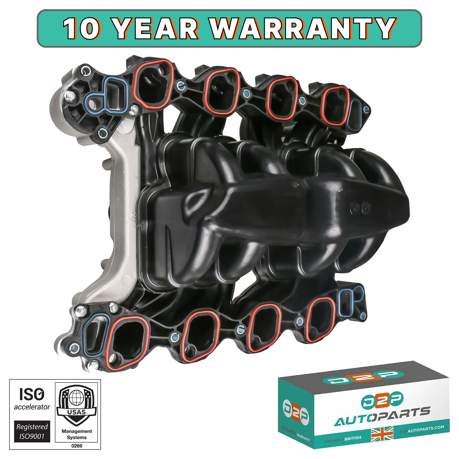 Intake Manifold w/ Gaskets Set For Ford Crown Victoria Explorer Mustang ...