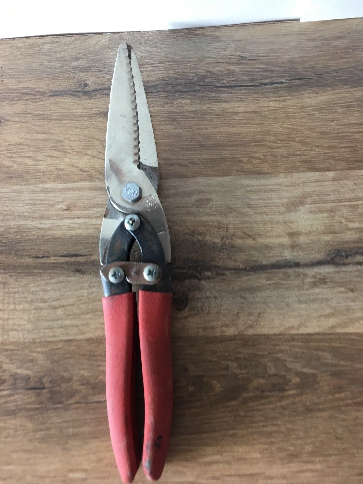 WISS Cutter All Purpose 10 1/2 Inch Serrated Blades Cushion Grip USA ...