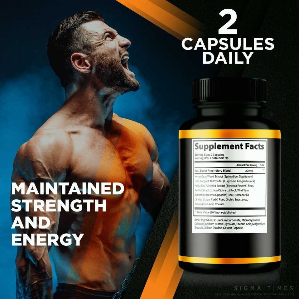 (3 Pack) Vigor Force Male Supplement, Vigor Pills to Boost Vitality ...