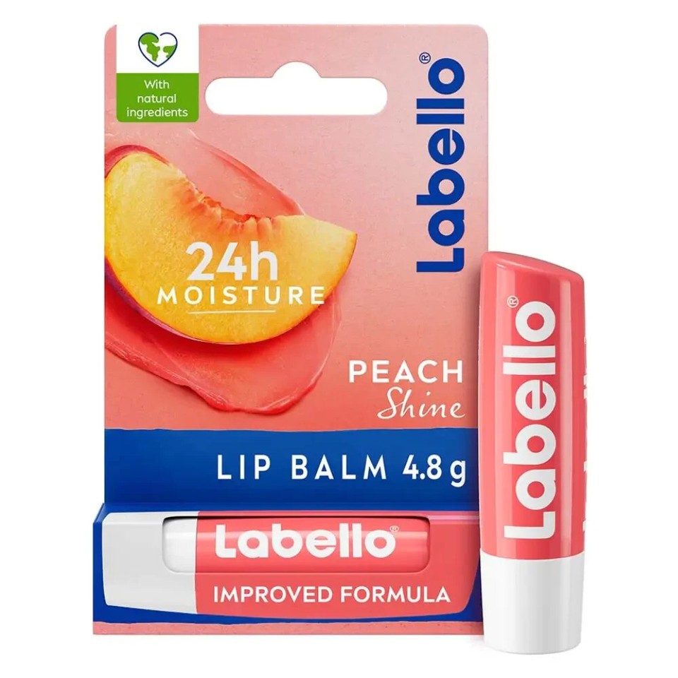 Labello Lip Balm Different Flavours Blackberry Classic Strawberry Peach ...