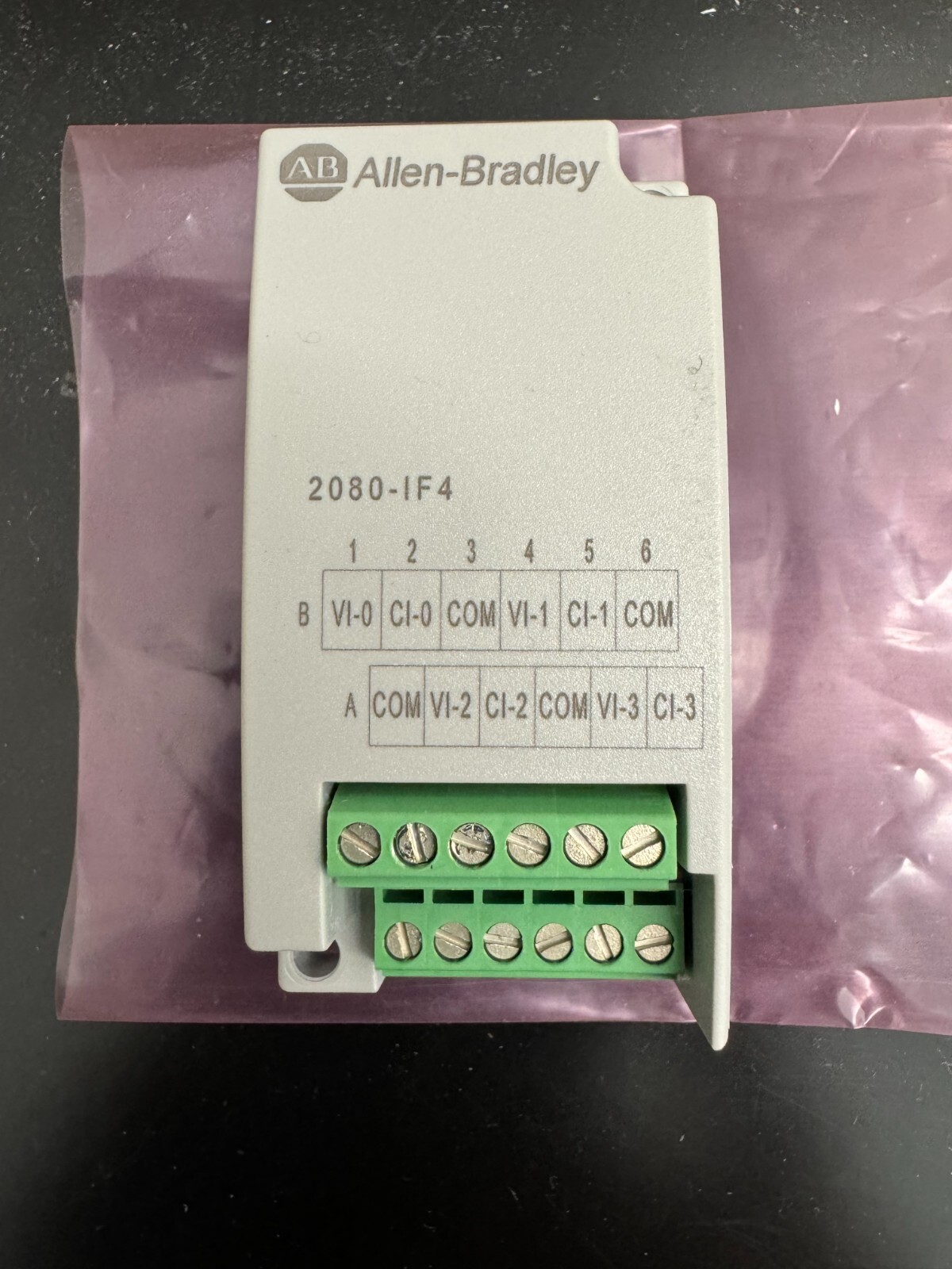 NEW Allen-Bradley 2080-IF4 Micro800 4Point Analog Input Plug-In 2080 ...