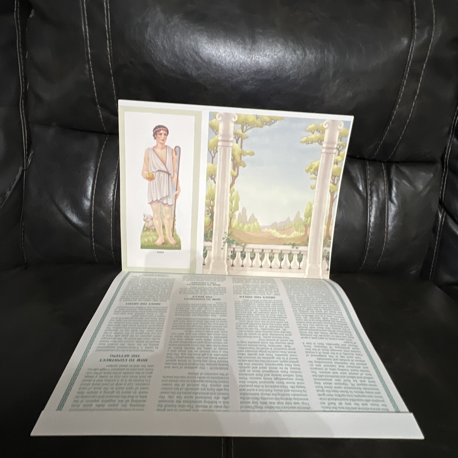 "THE JUDGEMENT OF PARIS" 1989 BY HELEN PAGE UNCUT PAPER DOLLS VINTAGE ...