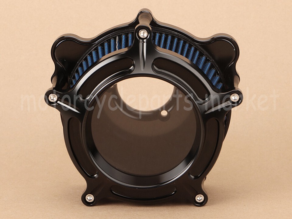 Clear Air Cleaner Intake Blue Filter For Harley Dyna Street Bob Road ...