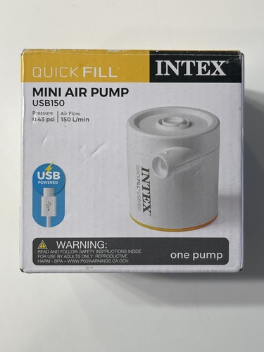 INTEX Quick Fill Mini USB150 Air Pump 78257666355| eBay