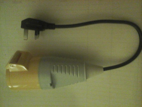 Pat test equip.& leads 240V 13AMP plug to 110v 32amp SOCKET PAT Test ...