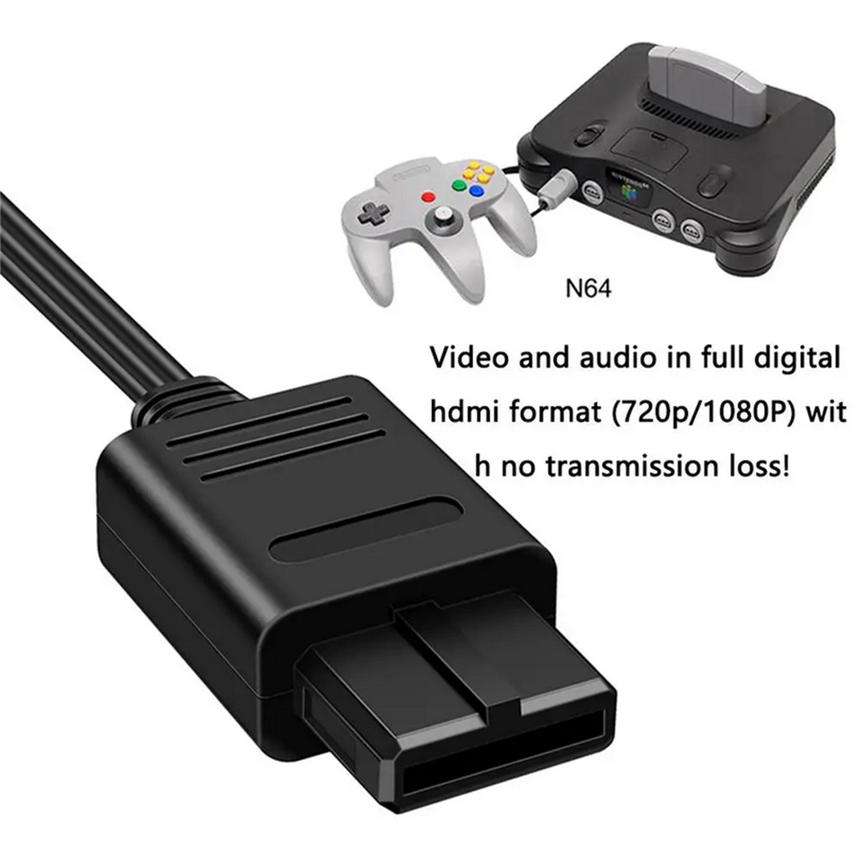 5V 720p/1080p For N64 To Hdmi Hd Game Console Adapter For Nintendo 64 ...