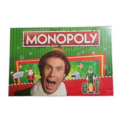 Monopoly Elf Board Game, Play As Buddy The Elf From Elf The Movie | eBay