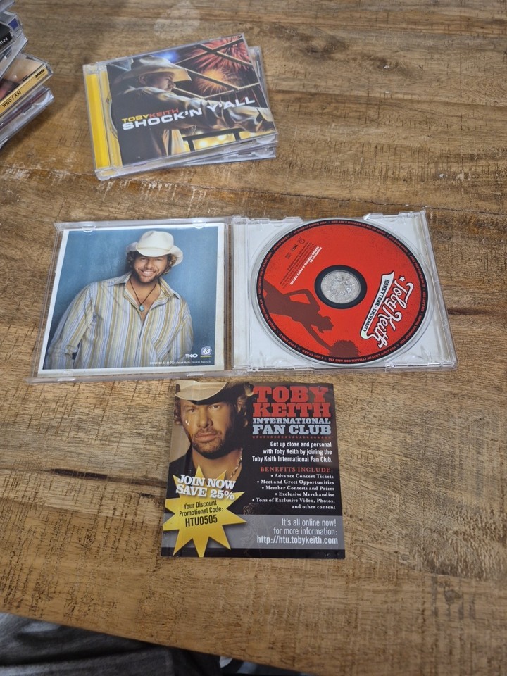 Lot of 3 Toby Keith CDs Shock'n Y'All Honkytonk U and How Do You Like ...