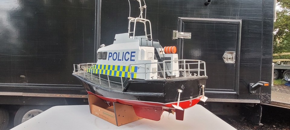 1:12 Trent Police Boat RC Model Boat | eBay UK