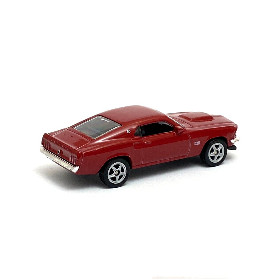 1969 Ford Mustang Boss 429 Maroon Welly 1:60 1:64 Series Scale Toy Car ...