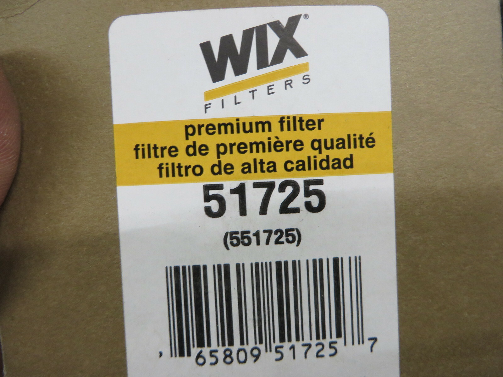 Wix Filters 51725 Oil Filter Replacement Each for sale online | eBay