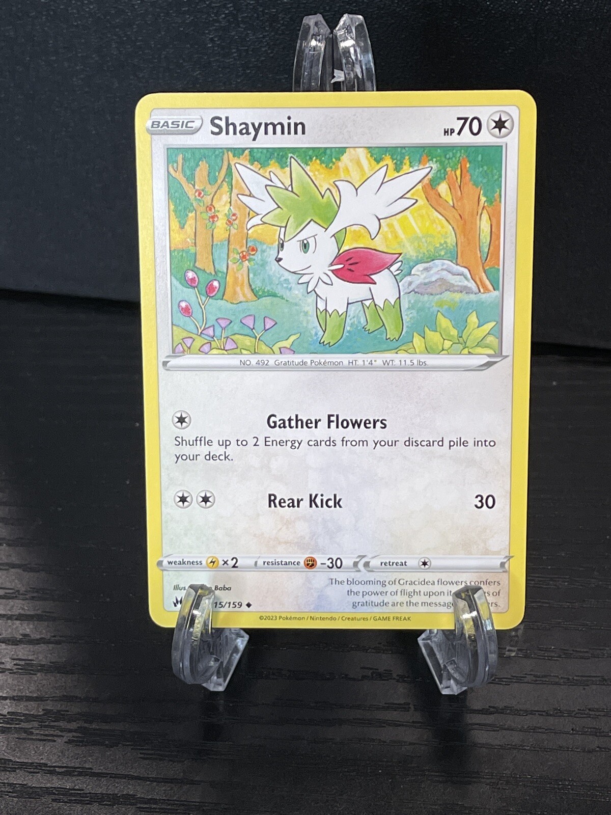 Pokemon - Shaymin - 115/159 - Crown Zenith - Uncommon - Pack Fresh | eBay