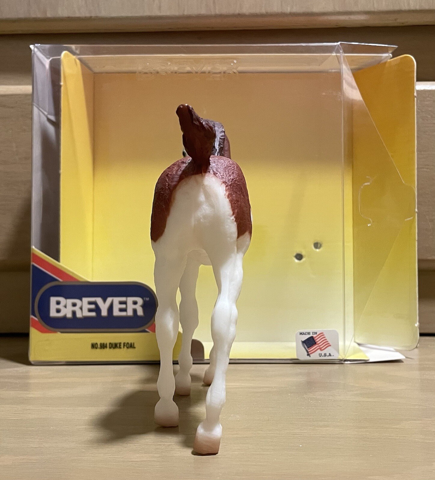 Breyer Horse #984 Duke Red Chestnut Pinto Pony Foal Phantom Wings OG ...