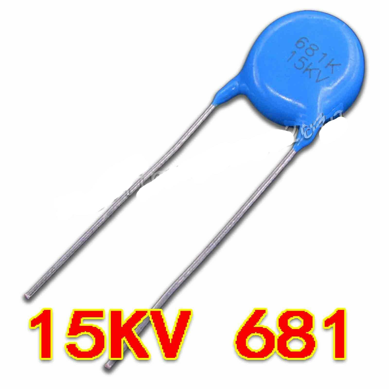 New 15KV 681 15000V 0.68nF 680pF High voltage ceramic capacitor | eBay