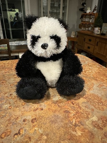 Ganz Webkinz PANDA Stuffed Shaggy PLUSH TEDDY BEAR Small Toy Gift ...