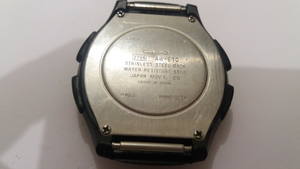 vintage Casio Digital & Analog AW-E10 Illuminator Watch | eBay