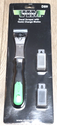 Vim Tools Quick Lock Razor Blade Decal Scraper Set w/ Ergo Handle & Blades #DS9 | eBay