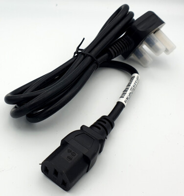 NEW MAINS POWER CABLE FOR COMPUTER MONITOR KETTLE LCD TV LEAD 3PIN ...