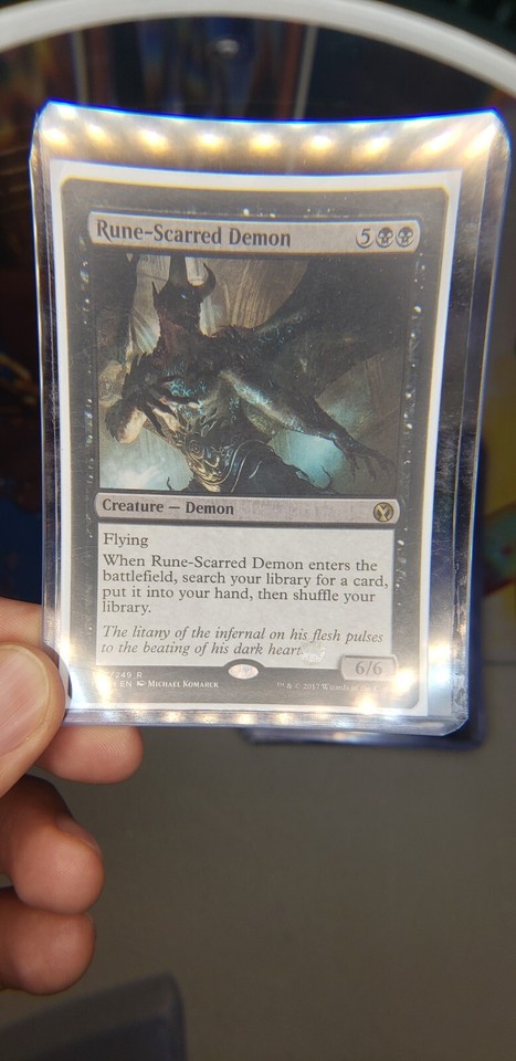 MTG Rune-Scarred Demon Mystery Booster - Iconic Masters 106/249 Regular ...