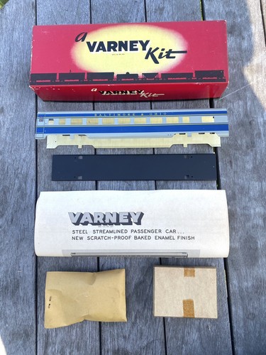 Classic Varney HO Scale B&O Baltimore & Ohio Steel Coach Passenger Car ...