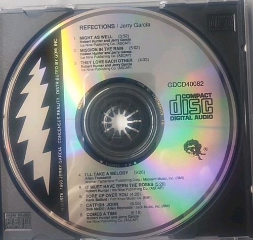 Jerry Garcia - Reflections CD 1990 EARLY PRESS GDCD40082 | eBay