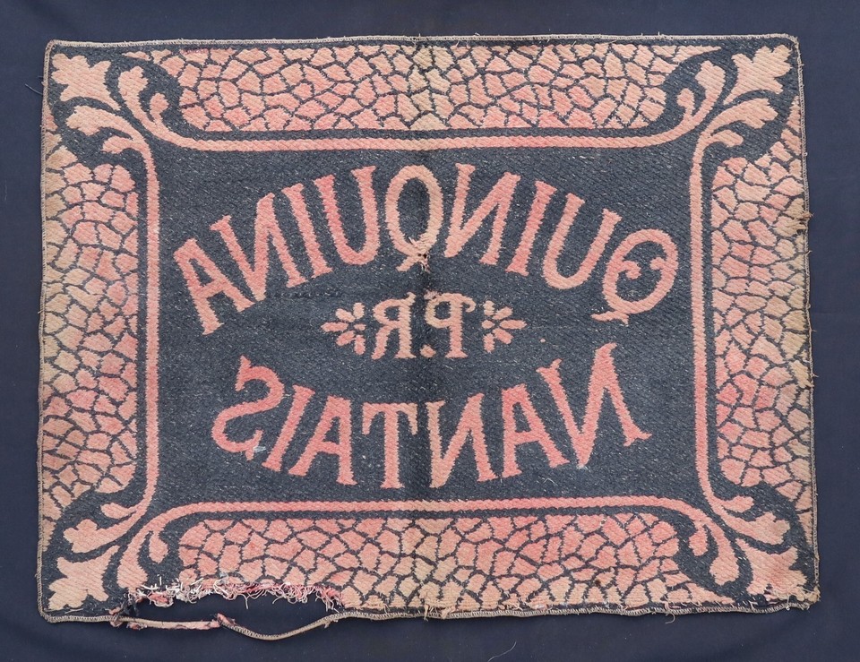 QUINQUINA NANTAIS advertising bar mat, Nantes bistro, condition as seen ...