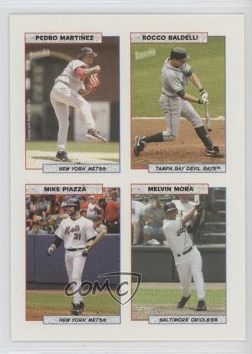 2005 Topps Bazooka - 4 on 1 Stickers Mike Piazza, Pedro Martinez ...