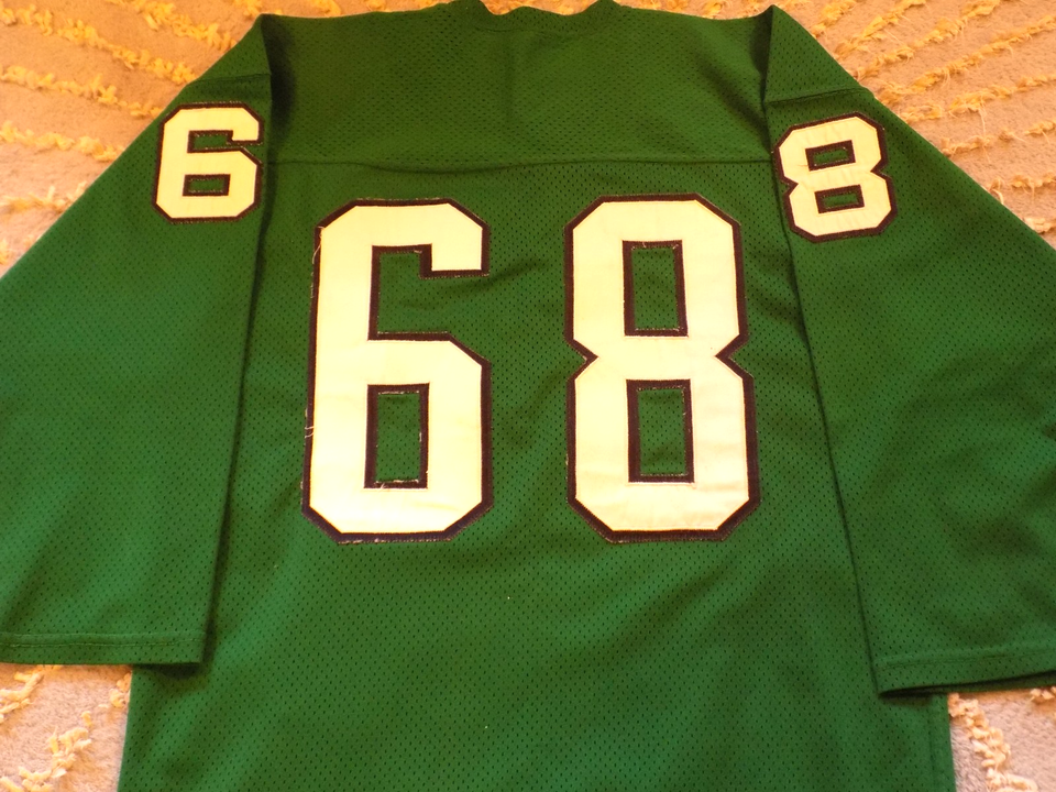 Philadelphia Eagles Game Worn Used NFL Football Jersey 1970's Style ...
