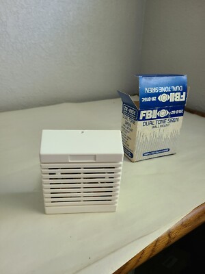 FBII Zr-815c Dual Tone Siren, Wall Mount, 95dB, Fire Burglary ...