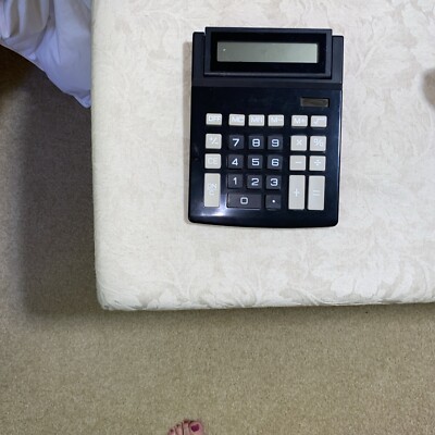 Vintage Desktop Calculator Large Print Keys And Display | eBay