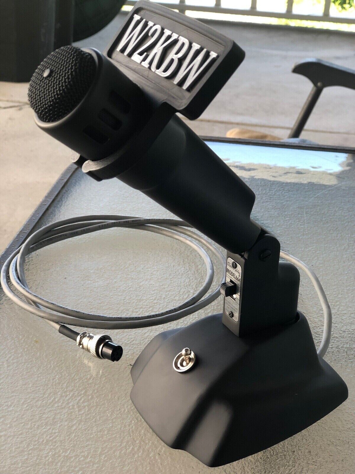 Custom Call Letters Mic Flag for Electro-Voice EV 666 Vintage ...