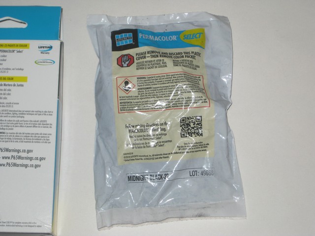 Laticrete PERMACOLOR Select Grout -Color Kit -Midnight Black 2622 ...