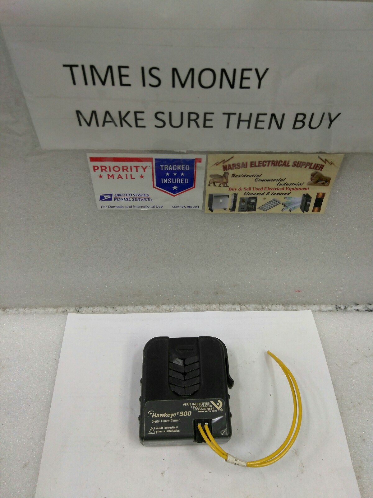 VERIS INDUSTRIES HAWKEYE 900 200A 600VAC DIGITAL CURRENT SWITCH Z201435 ...