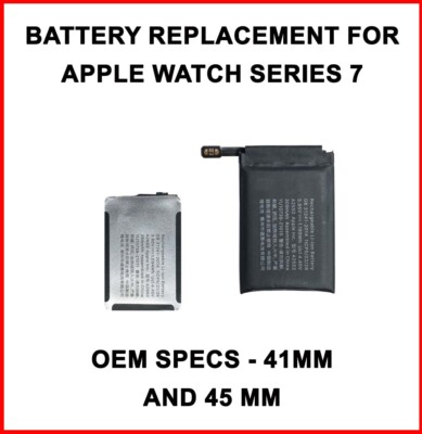 For Apple Watch Series 7 Battery Replacement 41 MM 45 MM - OEM Specs | eBay