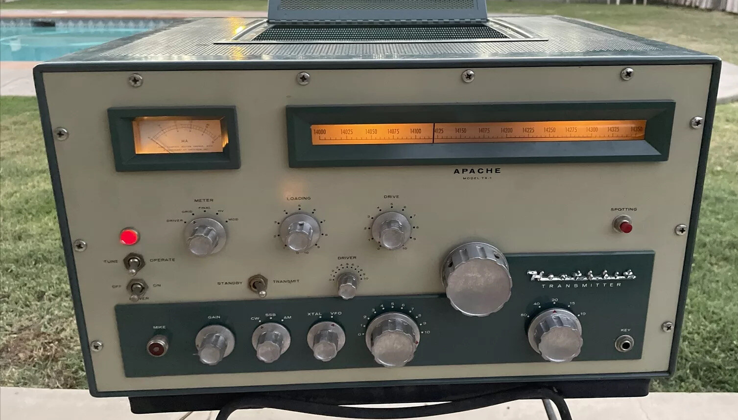 Vintage Heathkit TX-1 Apache Tube Ham Radio Transmitter | eBay