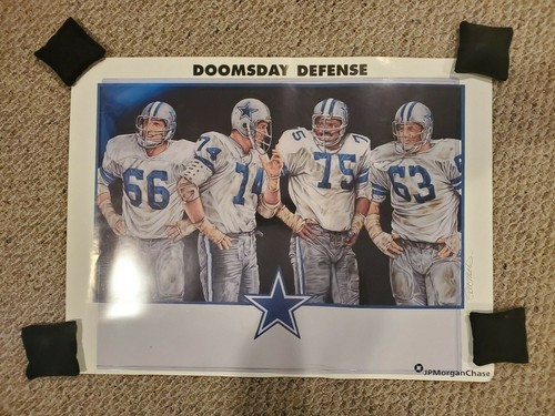 NEW Dallas Cowboys Doomsday Defense 24"x18" Poster George Andrie Bob ...