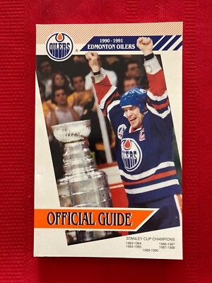 1990-1991 NHL Edmonton Oilers media guide / 1990 Stanley Cup champs ...