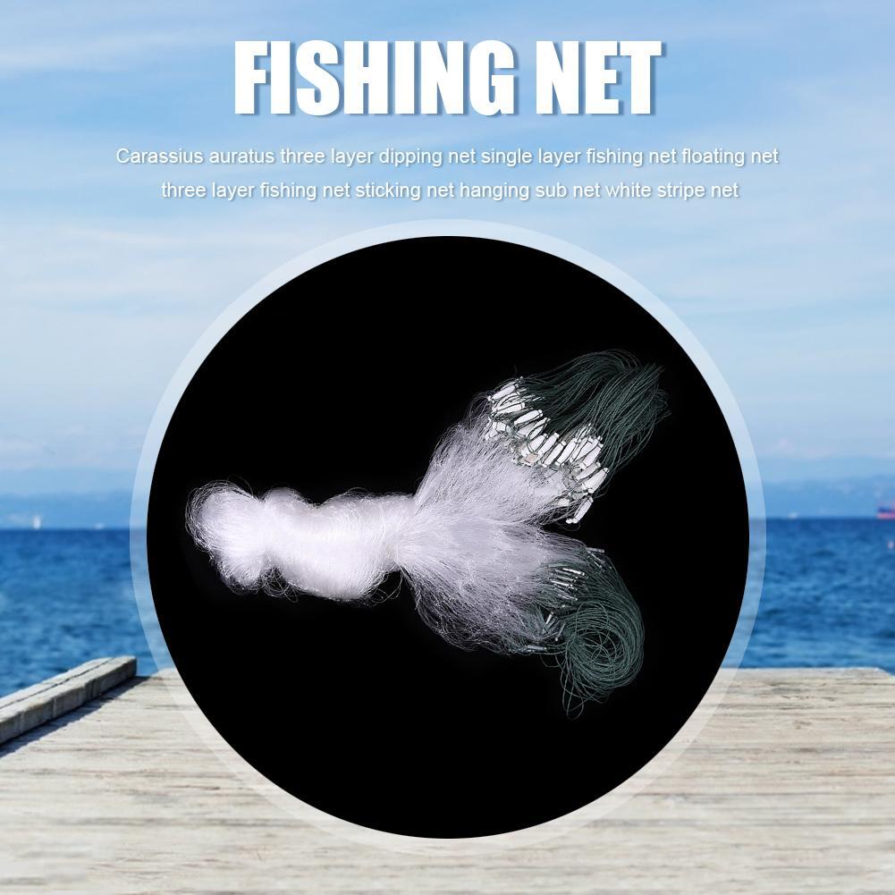 Fishing Net Trap Mesh Netting Fishnet Portable Nylon Cast Cage Tackle ...