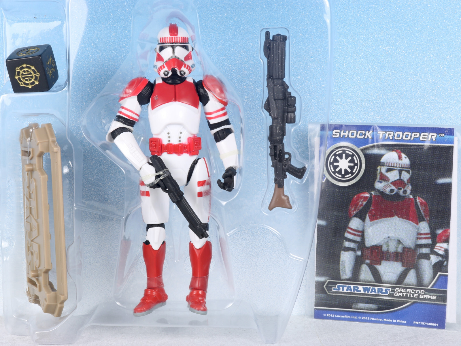 Star Wars Movie Heroes SHOCK TROOPER Red 3.75" Complete Action Figure ...
