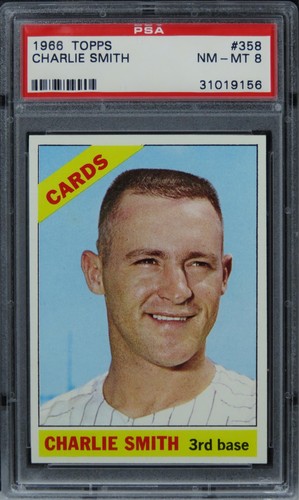 1966 Topps Charlie Smith #358 PSA 8 NM-MT | eBay