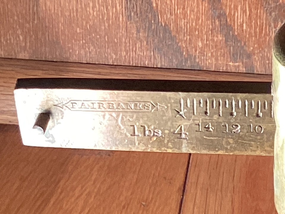 Antique FAIRBANKS Crows Foot Scale | eBay