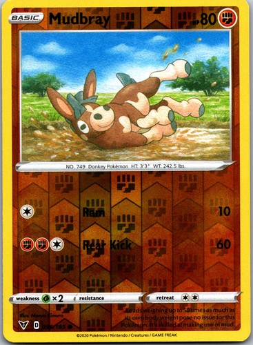 Mudbray 096/185 - SWSH04: Vivid Voltage Reverse Holo| Mix&Match | eBay