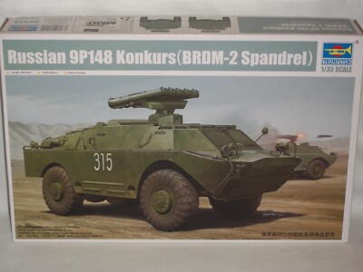 Trumpeter 1/35 Scale Russian 9P148 Konkurs (BRDM-2 Spandrel) | eBay